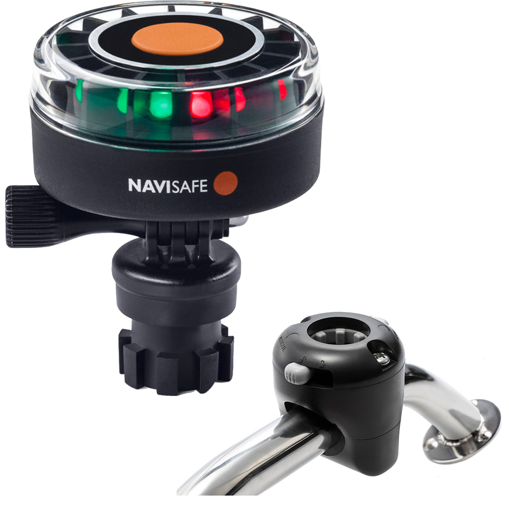 Navisafe Navilight 2NM Tricolor wNavimount Base Rail Mount Black 340KIT ...